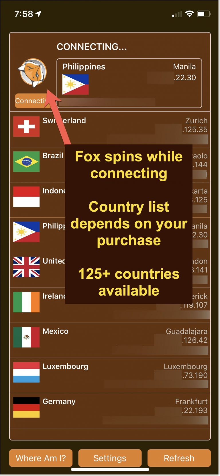 FoxyProxy VPN App iPhone, iPad